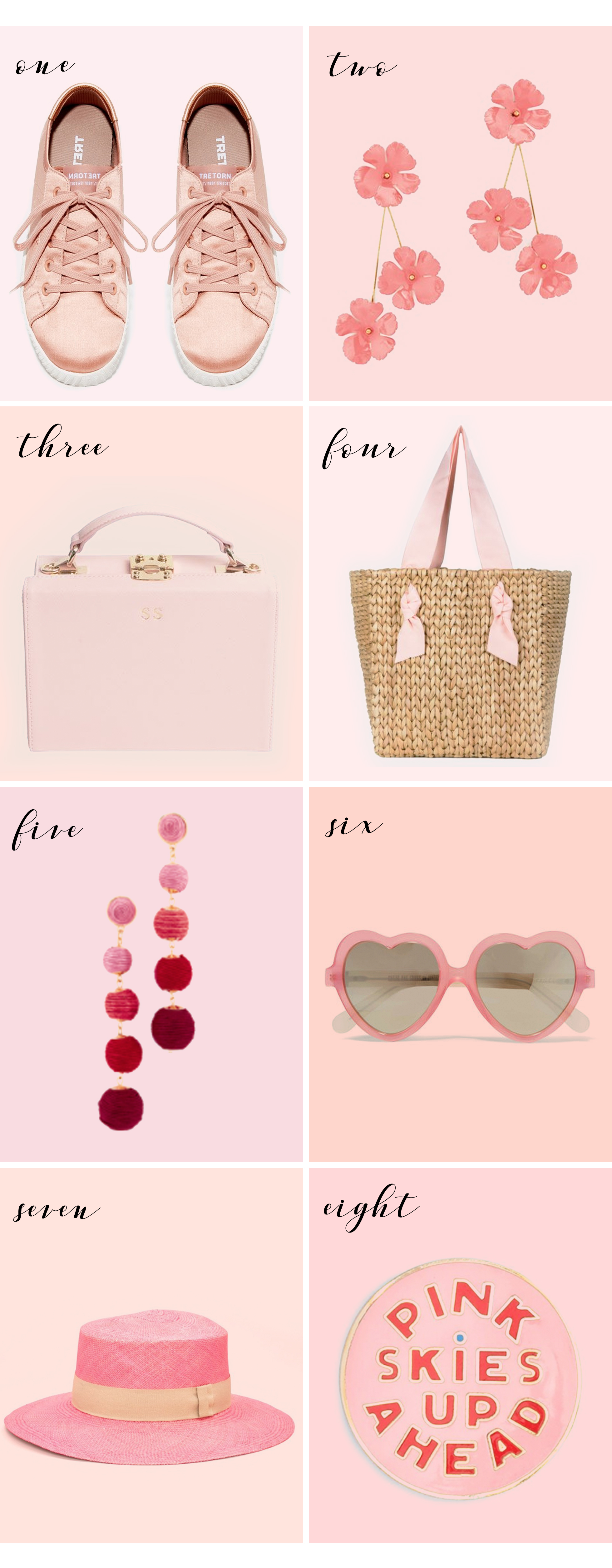 SUMMER ACCESSORIES WEEK // MILLENNIAL PINK - Atlantic-Pacific